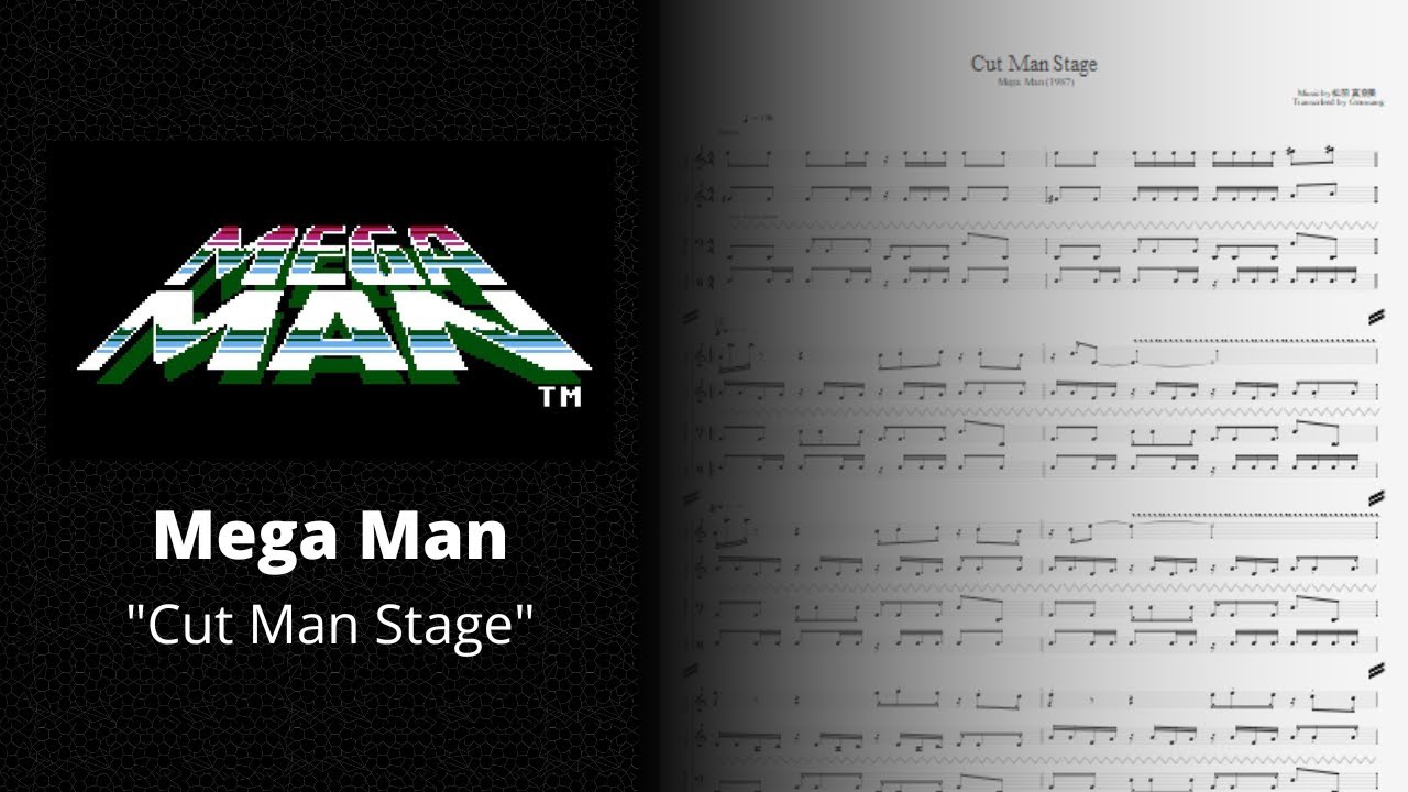 Mega Man - "Cut Man Stage" (Full Band Score) - YouTube