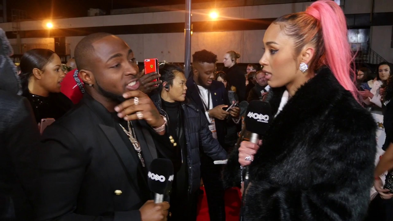 Davido | Red Carpet Interview | 2017 MOBO Awards - YouTube