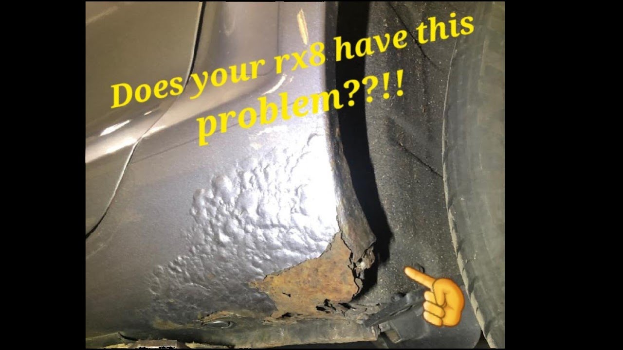 How to fix rust on a Mazda RX8 - YouTube