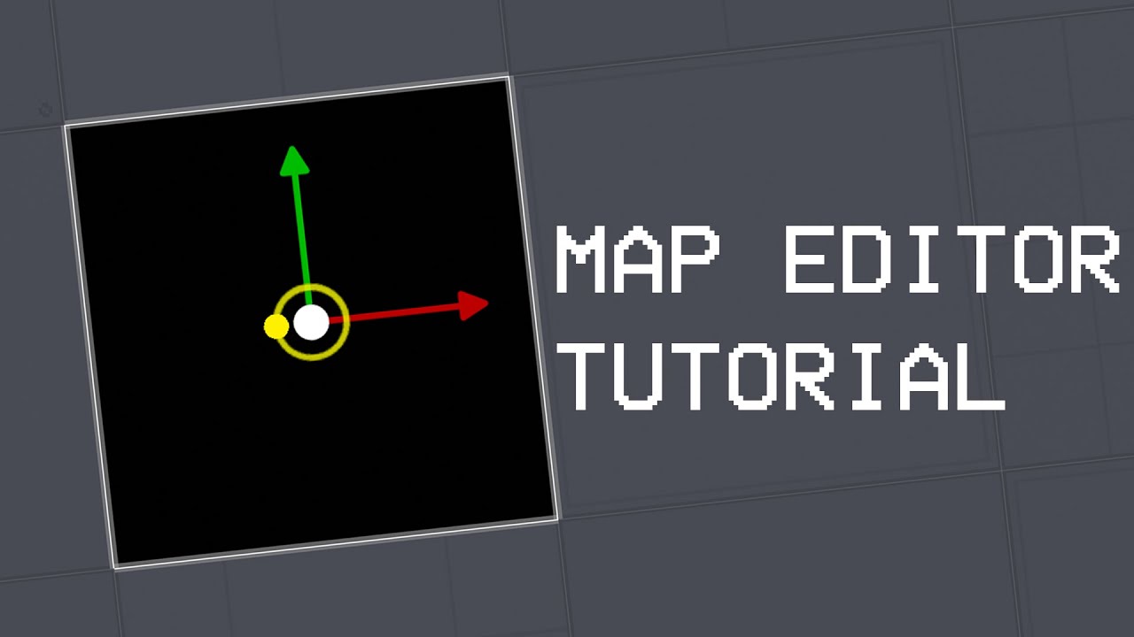 How to use the Map Editor in people playground 1.28 alpha - YouTube