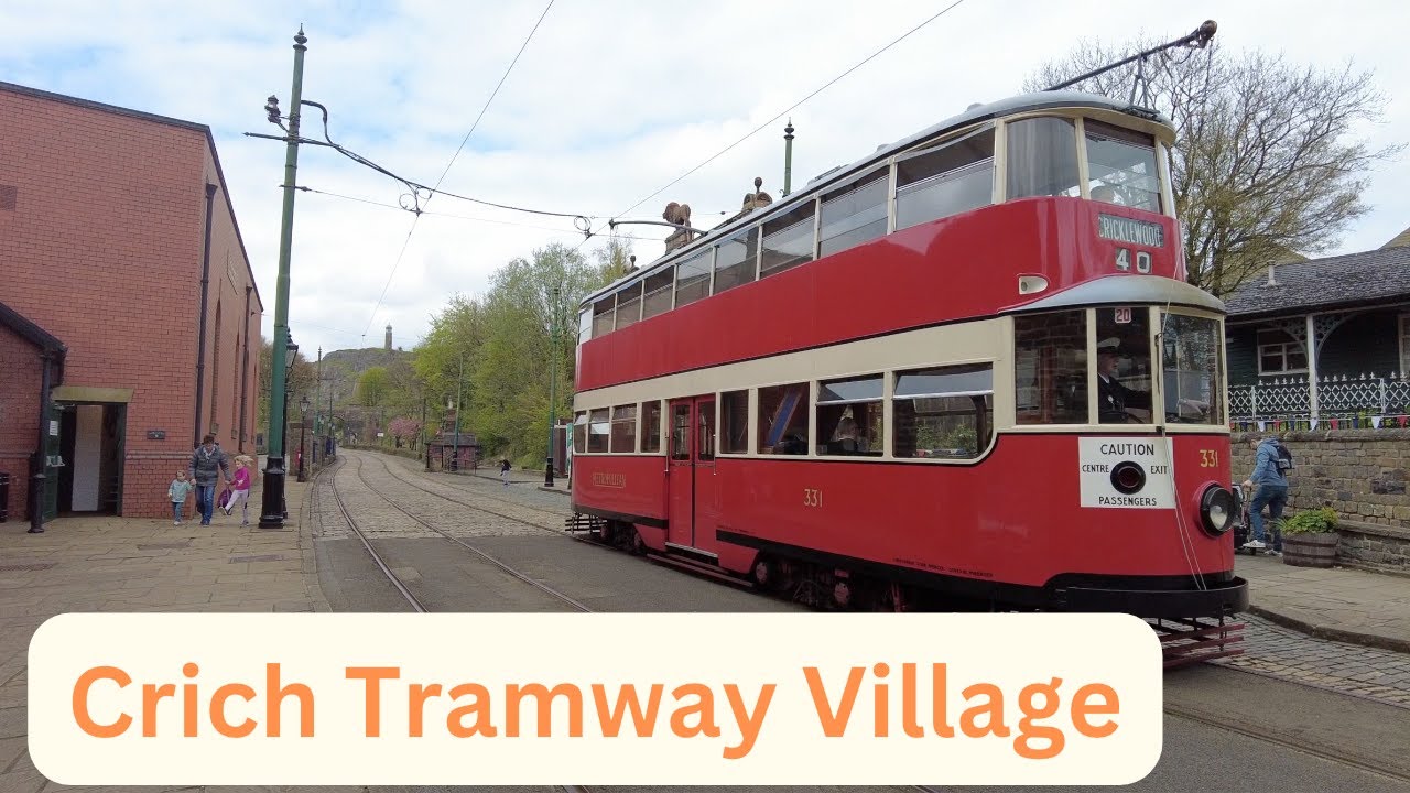 Crich Tramway Village, watch old trams in action. - YouTube