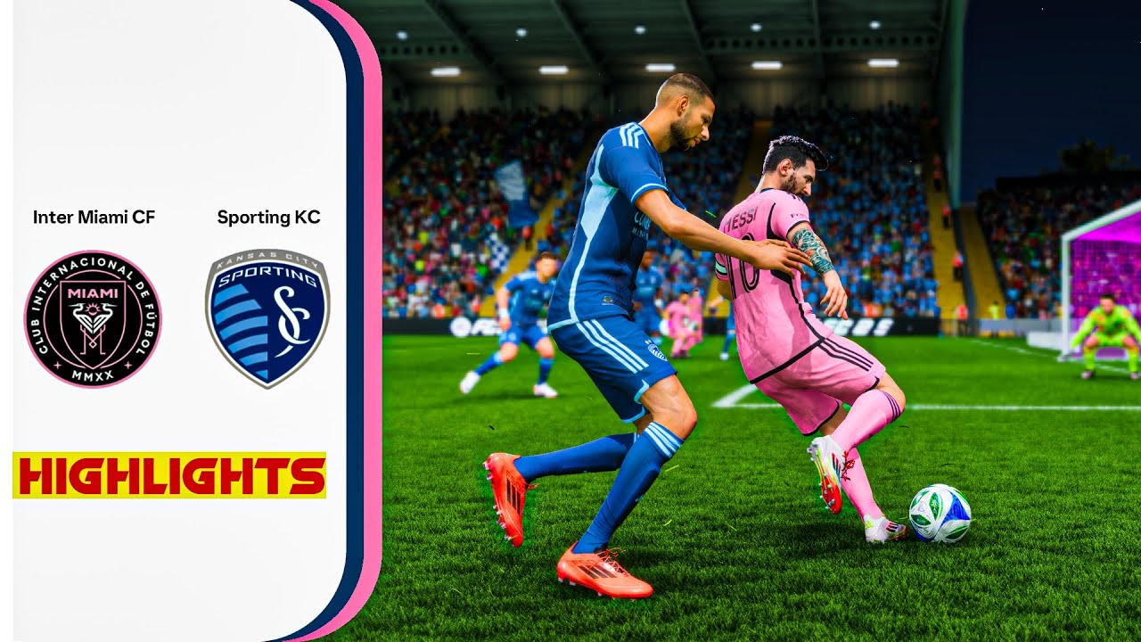 Inter Miami CF VS Sporting KC Match Highlights | Champions League - YouTube