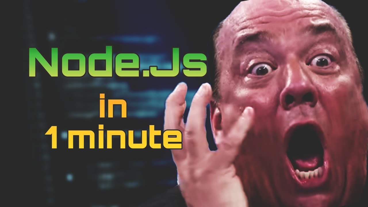 Node.js Explained in 1 Minute | Quick & Easy Guide - YouTube
