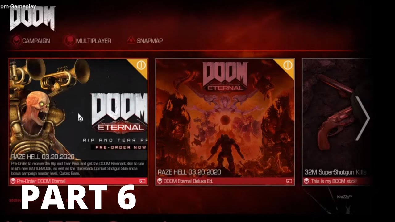 Doom 2016 Gameplay Part 6 - YouTube