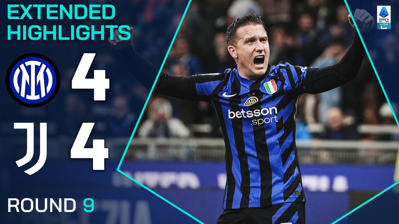 INTER-JUVENTUS 4-4 | EXTENDED HIGHLIGHTS | SERIE A 2024/25 - YouTube