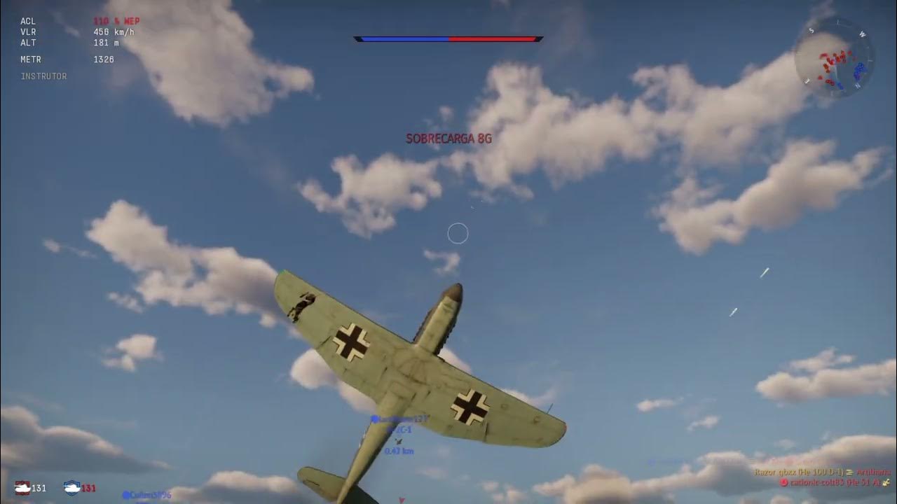 Jogando War Thunder com uma aeronave. - YouTube