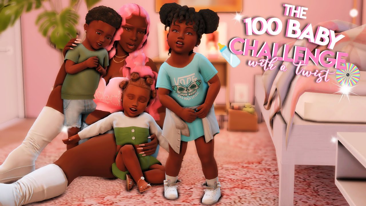 3 TODDLERS & Pregnant😅 The 100 Baby Challenge with INFANTS!👶🏾🍼 (The ...