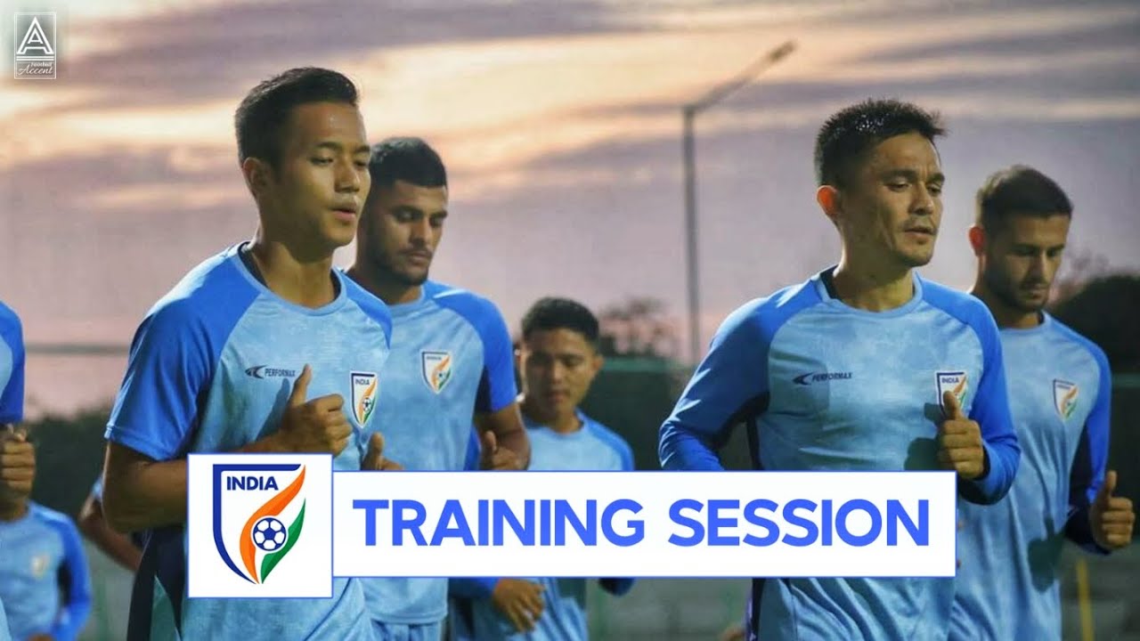 Indian Football Team Training Session || FIFA World Cup 2026 Qualifiers ...