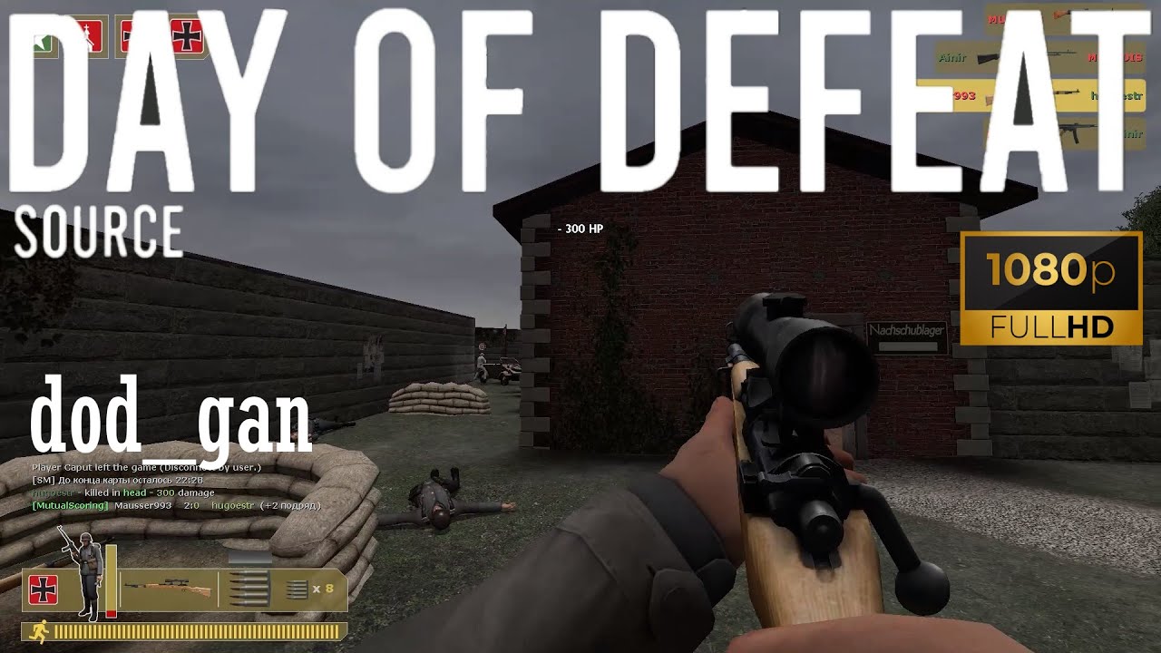 Day of Defeat Source - dod_gan (73-45) - Retro Gameplay (18.11.2023 ...