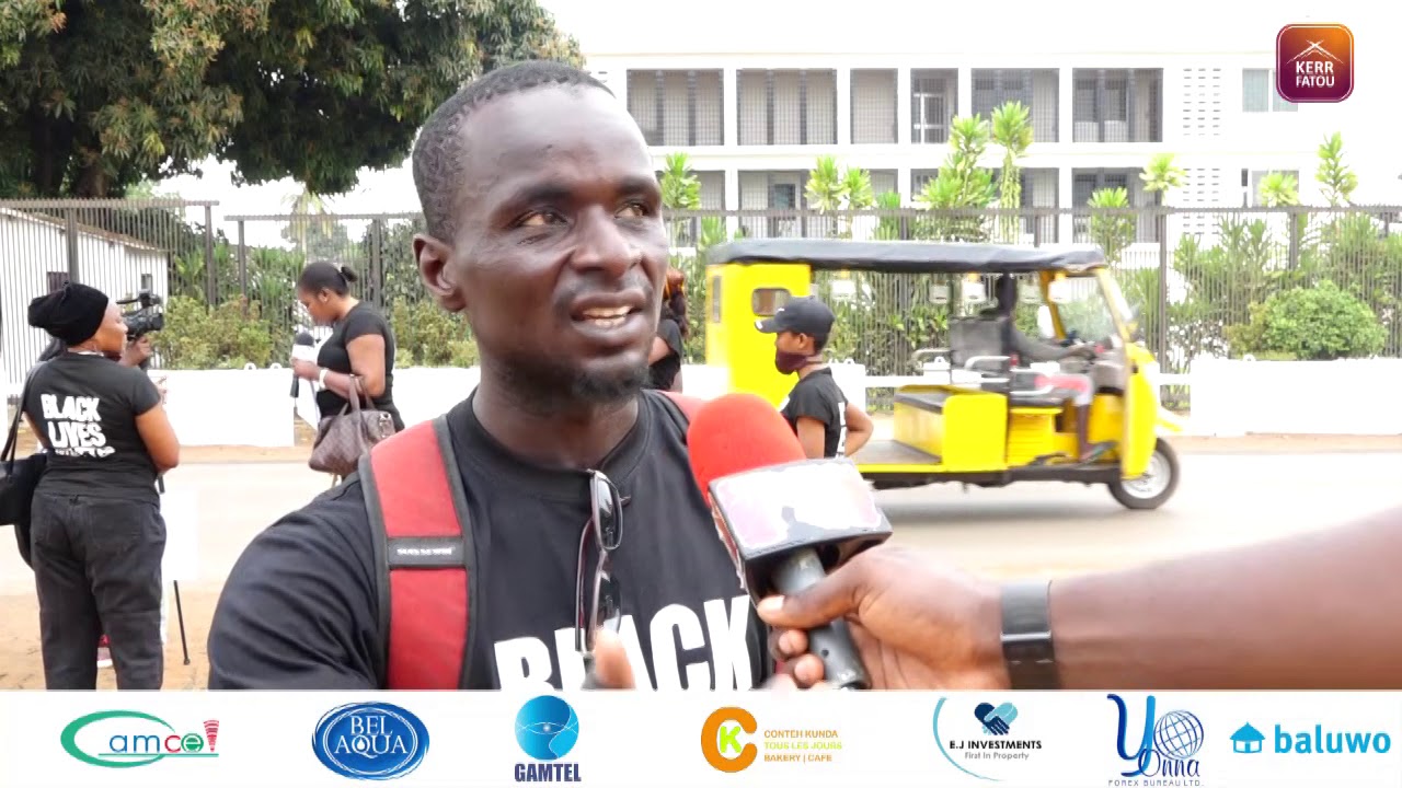 Gambians Protest to the Killing of George Floyd, Modou Lamin Ceesay.mp4 ...