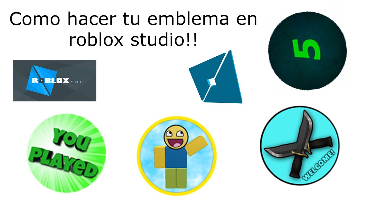 Como hacer un emblema para tu juego roblox studio - YouTube
