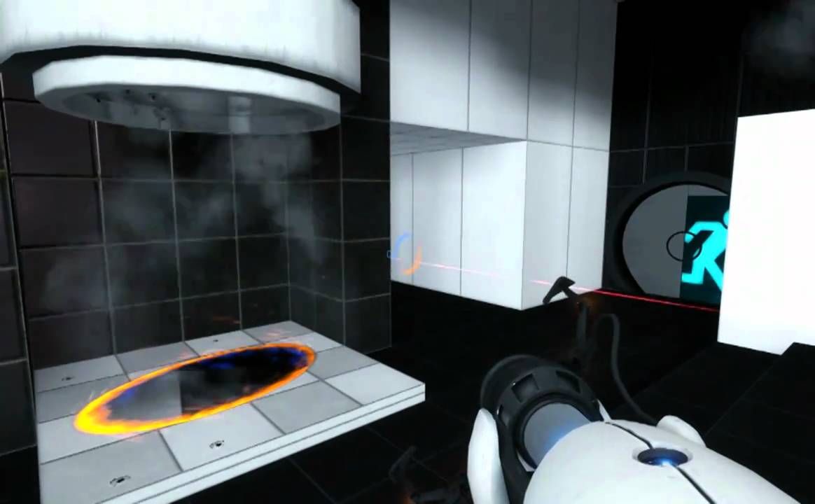 Portal 2 beta demo gameplay physx - YouTube
