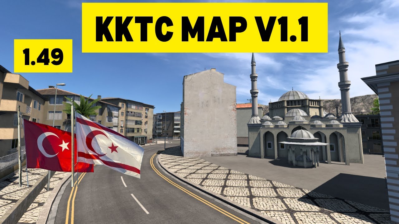Ets 2 KKTC Map v1.1 (1.49) EURO TRUCK SIMULATOR 2 - YouTube