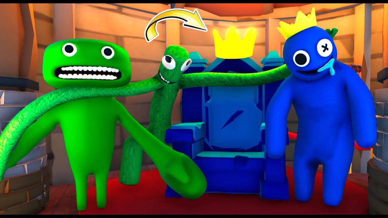😱DESBLOQUEAMOS el CASTILLO de BLUE! Garten of Banban y Rainbow Friends ...
