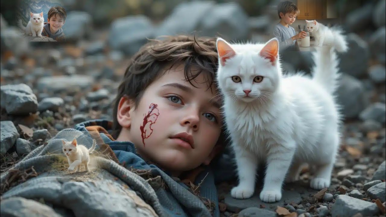 The story of the cat and the boy۔ cat story - YouTube