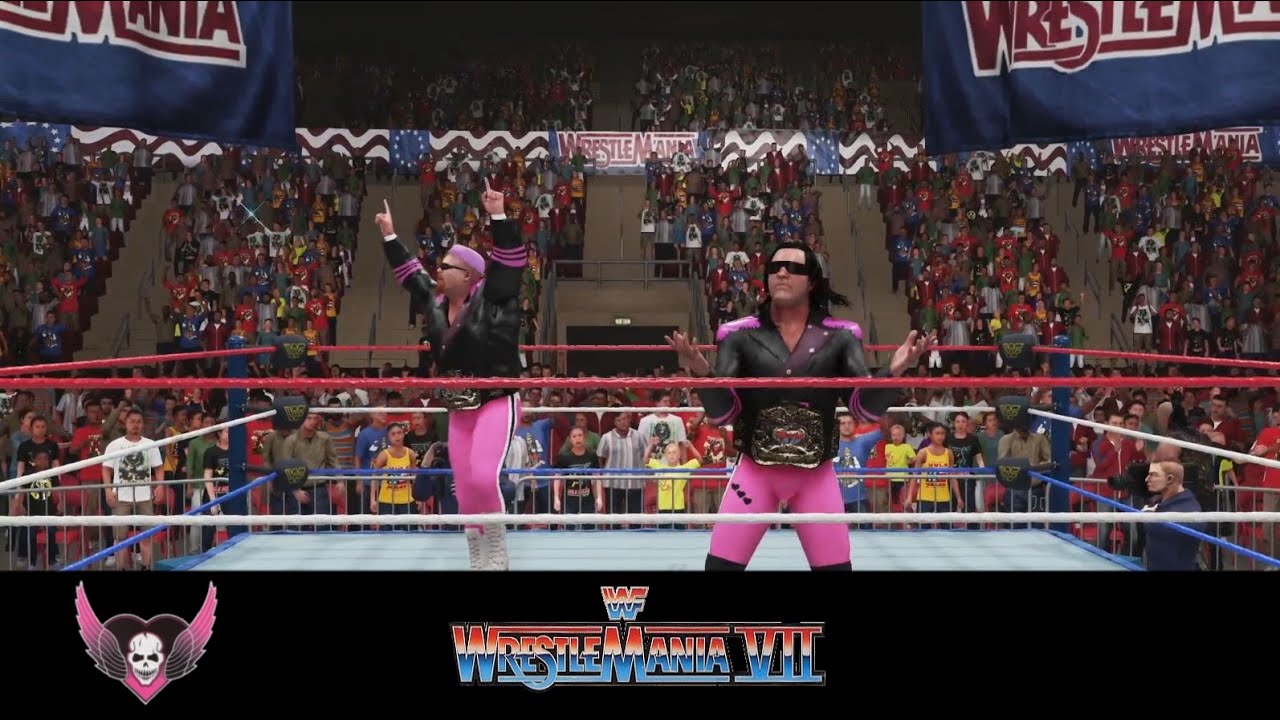 Bret Hart - Through the Years - Part 14 - Wrestlemania VII - YouTube