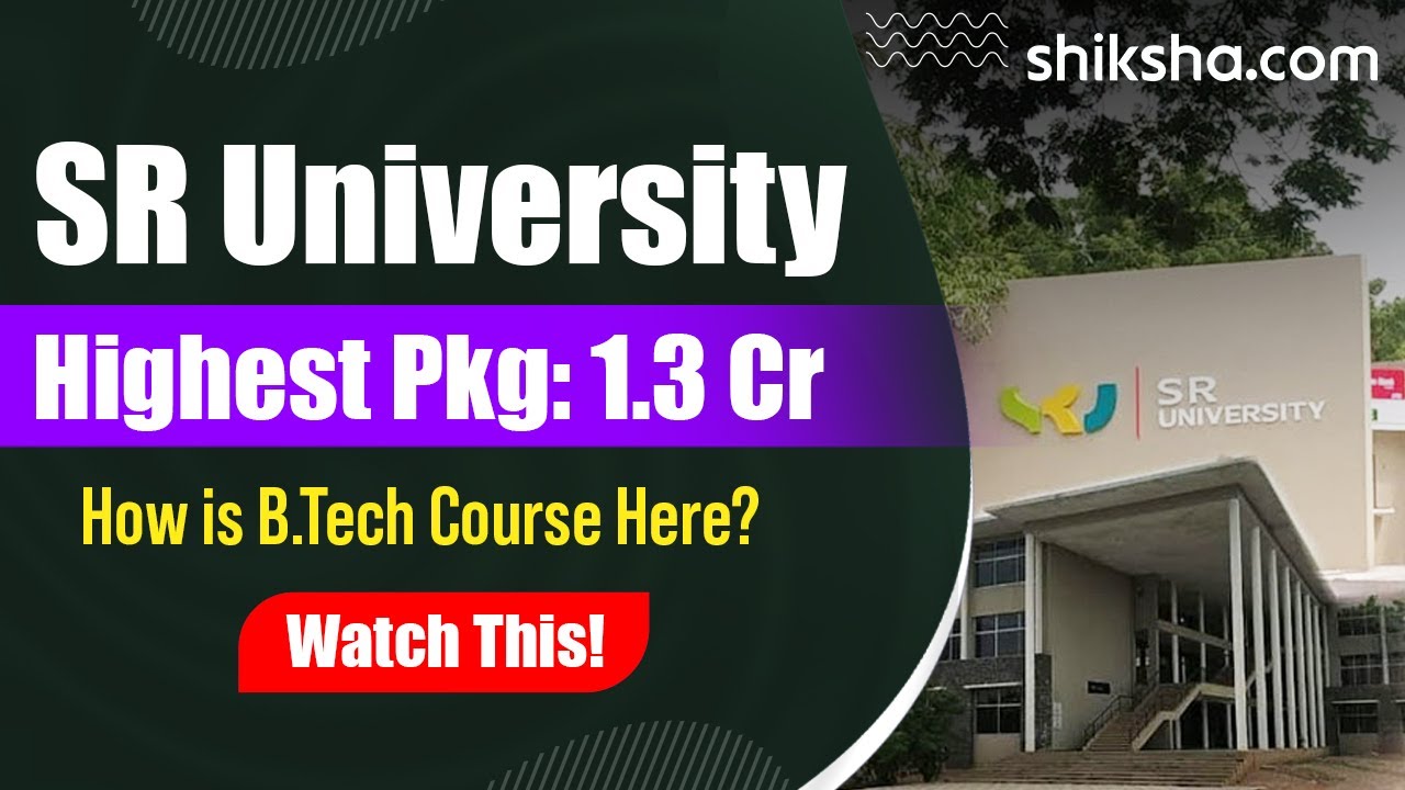 SR University Warangal BTech Review - YouTube