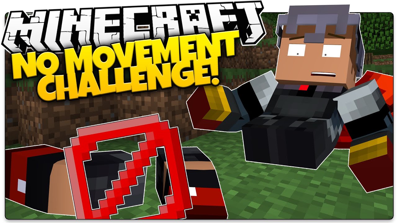 Can You Play Minecraft Without MOVING!? | Minecraft No Movement ...