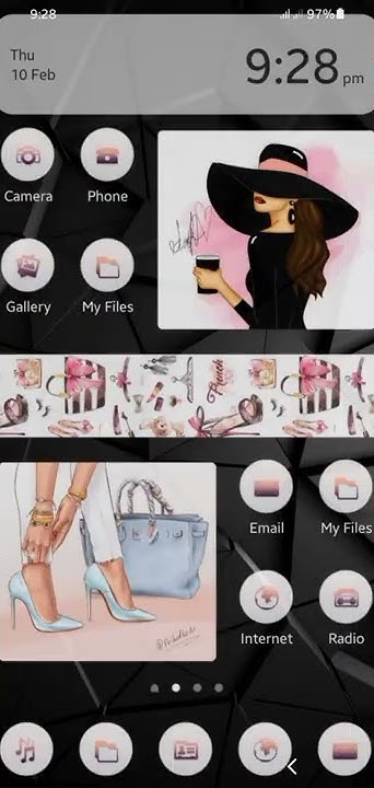 Make your android phone aesthetic | Aesthetic Fashion Theme | Android ...