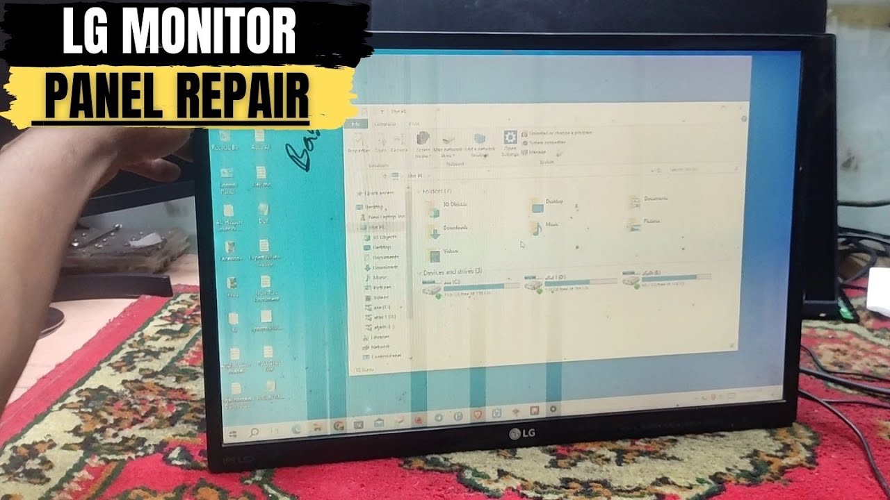 LG 19 5 inch monitor | Panel Repair | Created by Afjal Hossain - YouTube