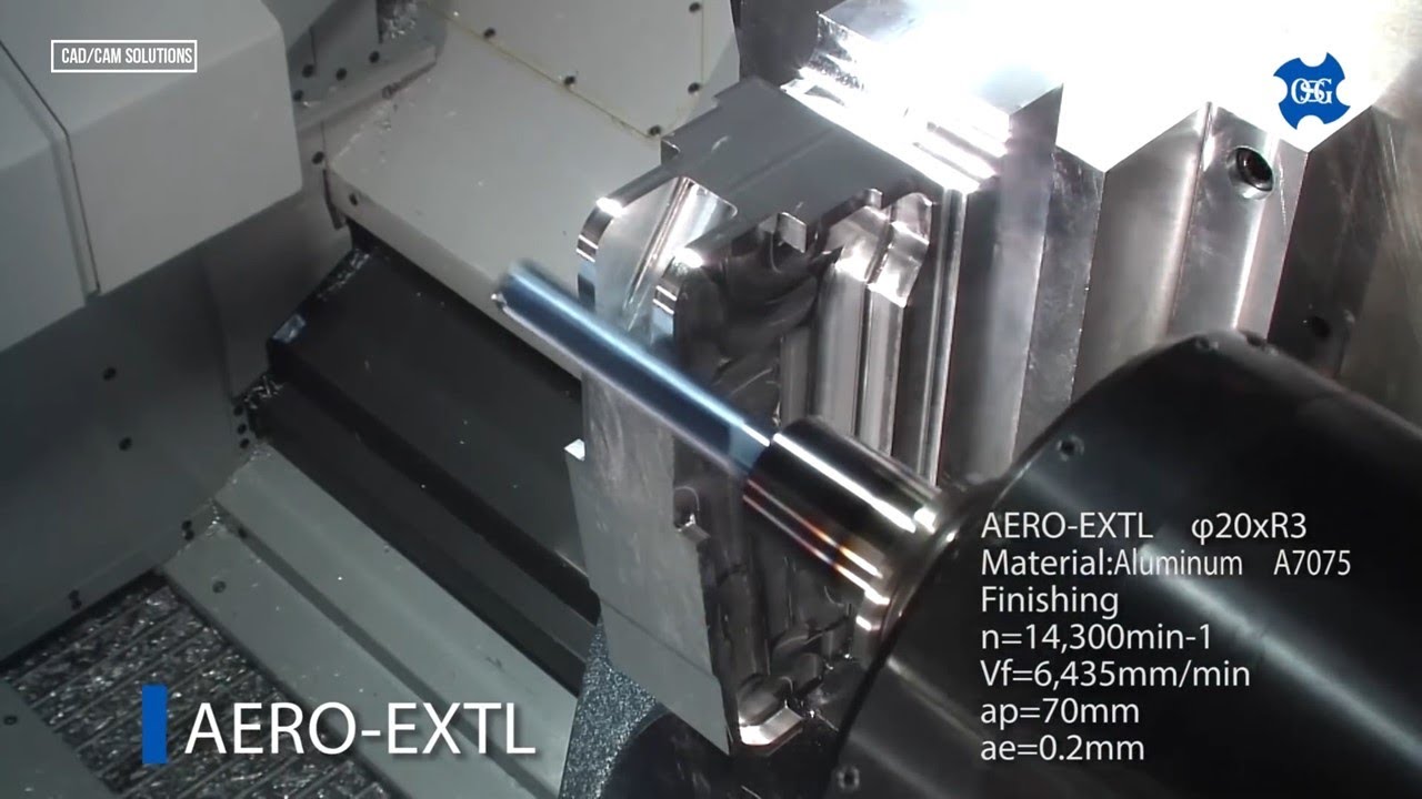 Incredible aluminum machining with excellent cutting tools Aerospace ...