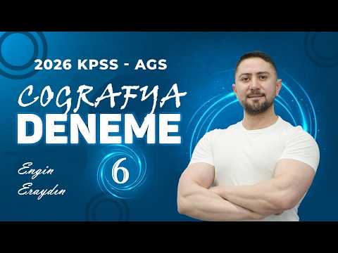 6) 2026 KPSS - AGS ENGİN ERAYDIN COĞRAFYA OCAK 4. HAFTA DENEME