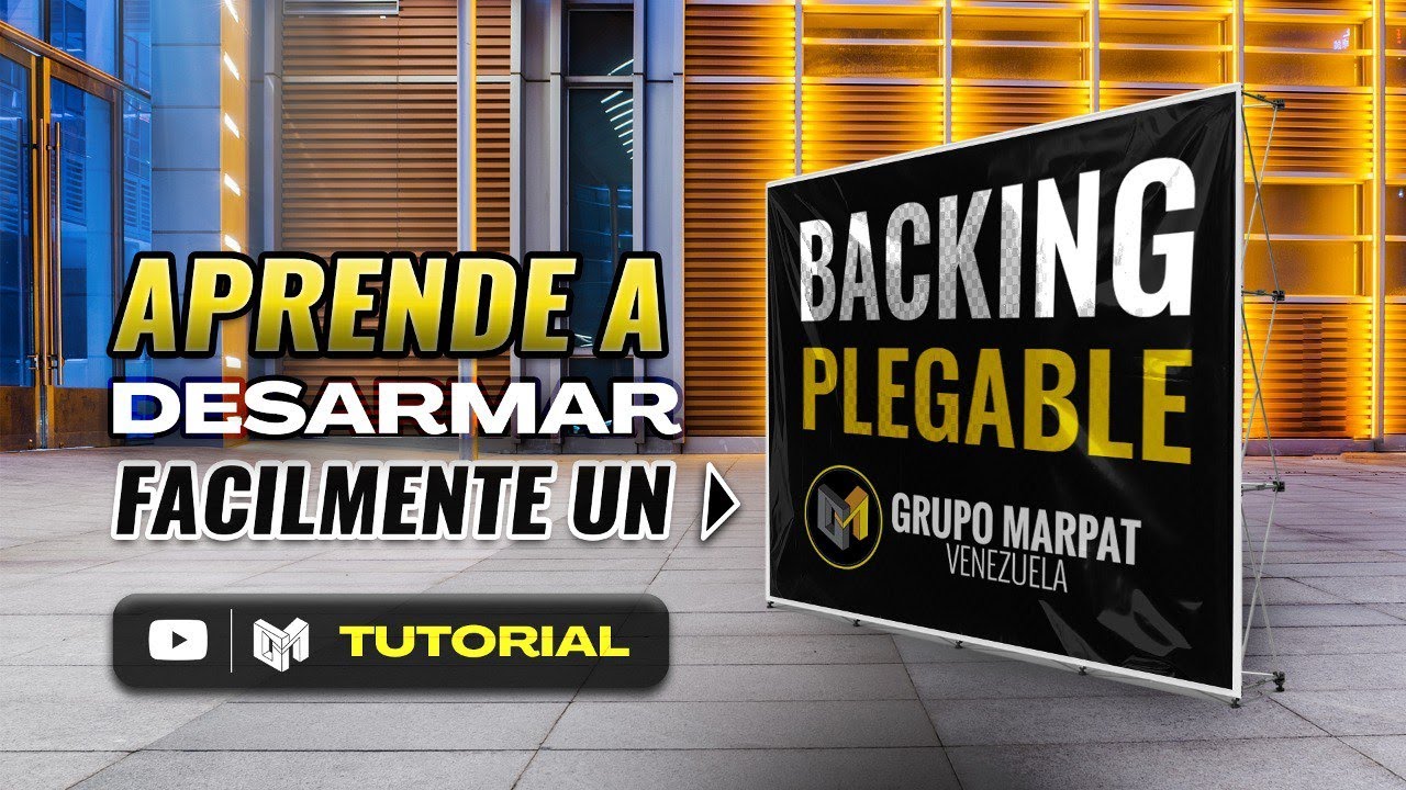 COMO DESARMAR UN BACKING PLEGABLE TUTORIAL - YouTube