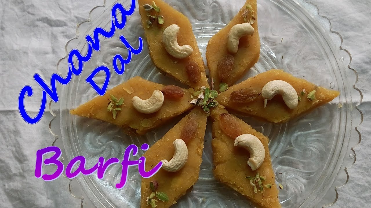 How To Make Chana Dal Burfi - Bengali Recipe Cholar Daler Barfi ...