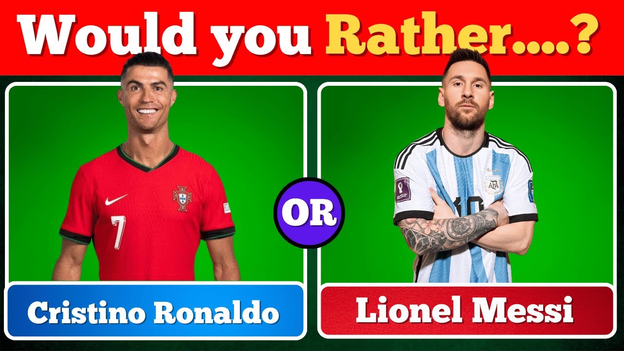 WOULD YOU RATHER? Football Players Edition ⚽️ - YouTube