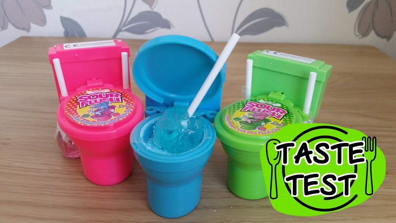 Sour Flush Candy Toilets - YouTube