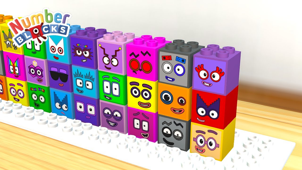 Learn Numbers 1 to 100 with Numberblocks Cube Lego | Easy Super Fun ...