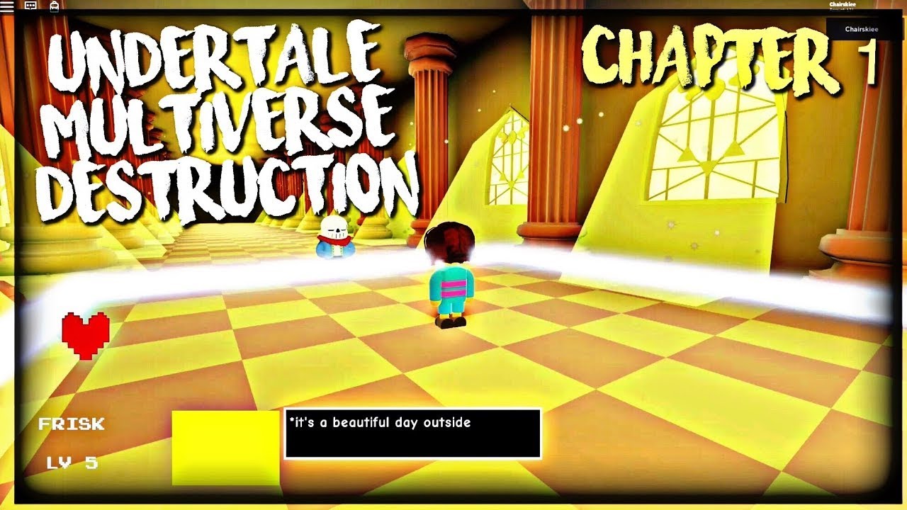 Undertale Multiverse destruction Chapter 1 Complete - YouTube