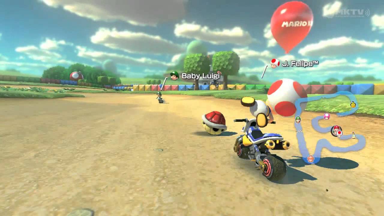 Wii U - Mario Kart 8 - (SNES) Donut Plains 3 - YouTube