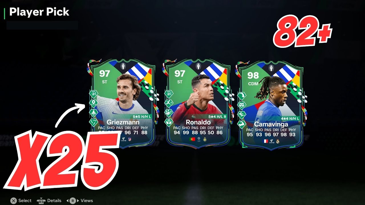 25x 82+ Player Picks gets you this ... - YouTube