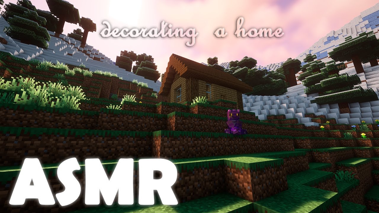 asmr minecraft - finishing house building #3 - YouTube