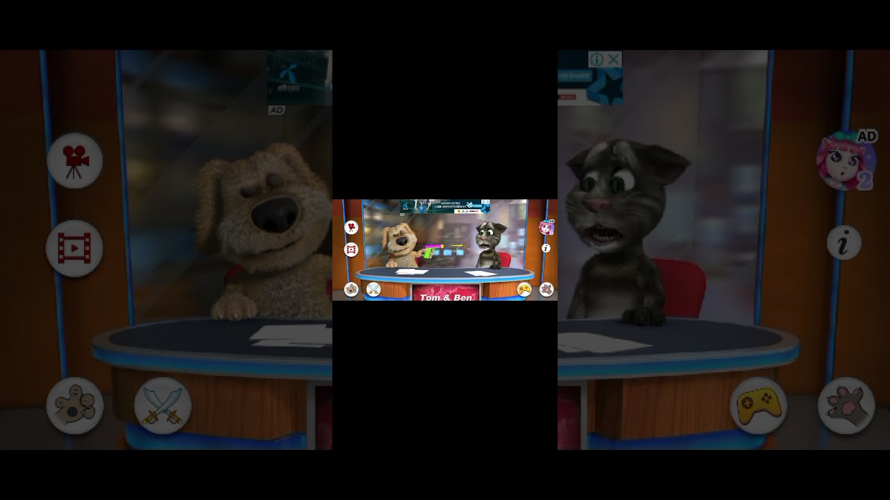 How to play talking tom and ben news - YouTube