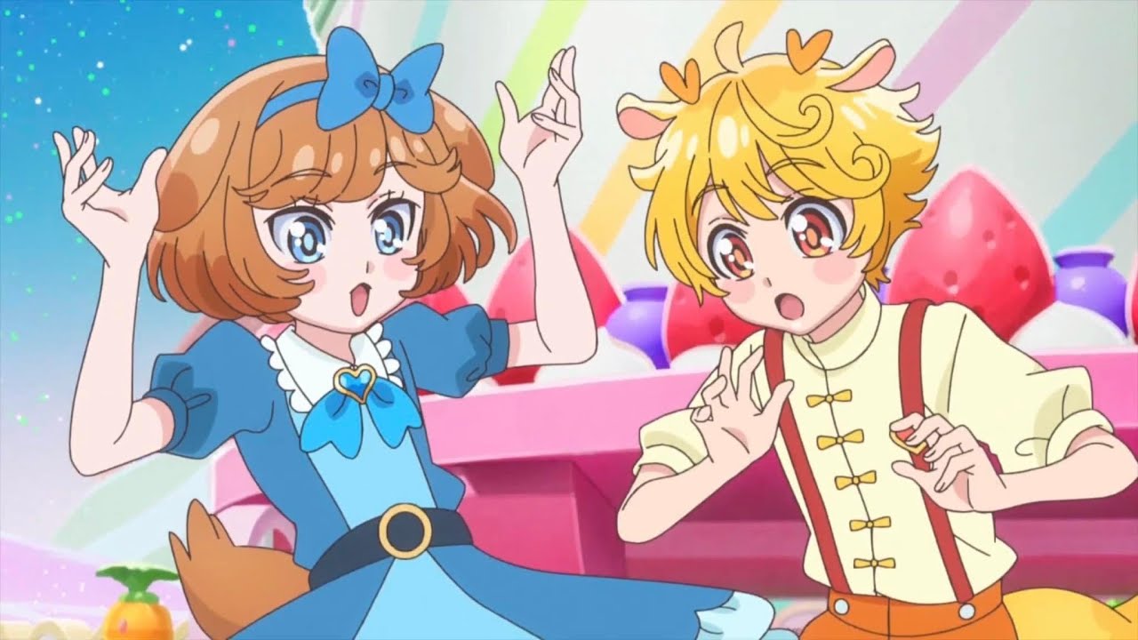 Pam-Pam and Mem-Mem turn into human - Delicious Party Precure - YouTube