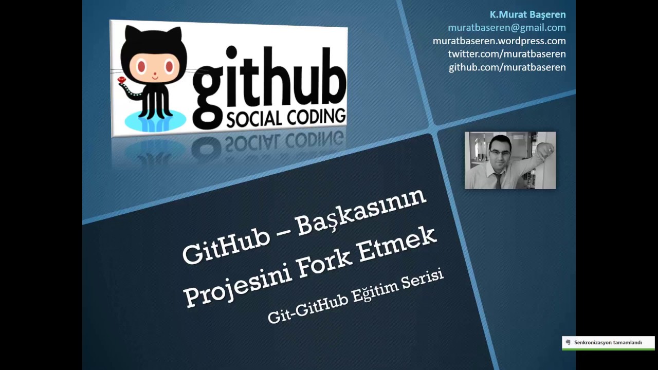 GitHub ile Başkasının Projesini Fork Etmek - YouTube