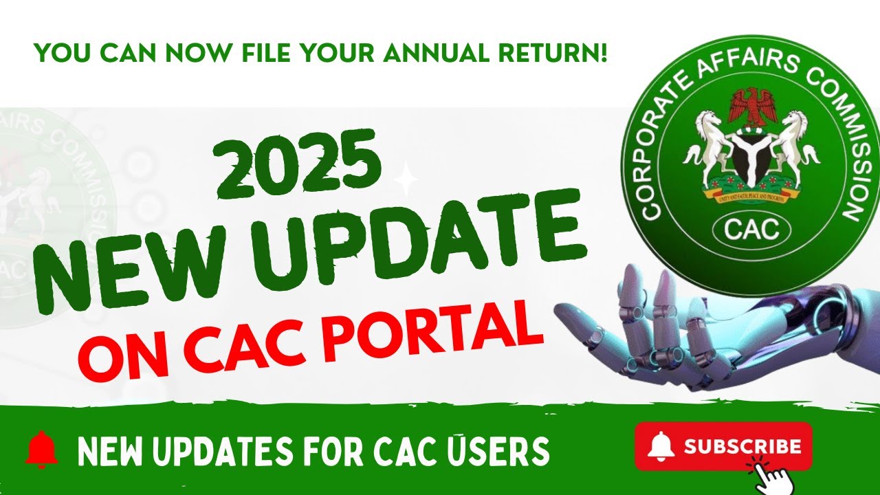 CAC AI PORTAL UPDATE! Want to FILE ANNUAL RETURNS Easily ? - YouTube