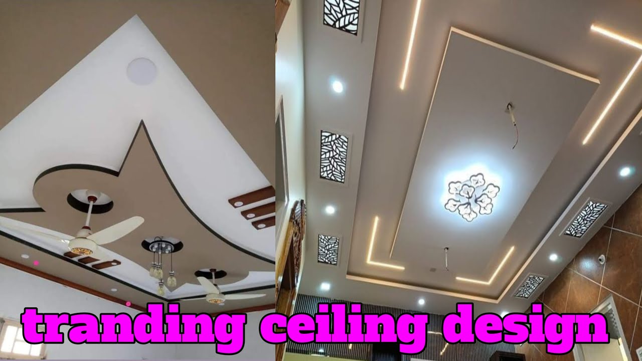 New tarinding gypsum ceiling fan design 💥 latest pop fall ceiling ...