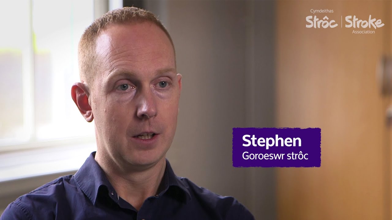 Stephen Attwood's thrombectomy experience (Welsh subtitles) - YouTube