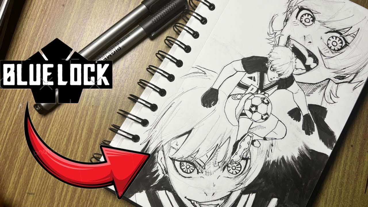 Charles Chevalier em traços únicos | Fanart Blue Lock 🔥⚽ - YouTube