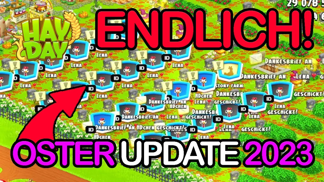 WIE GEIL! 😍 Oster Update 2023 Bugs und Geheimnisse 😍 Hay Day | SyromerB ...