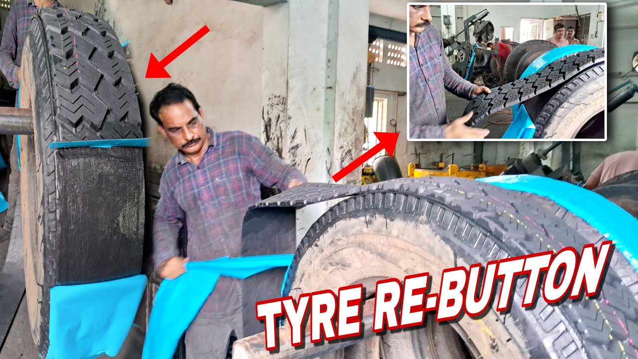 Amazing: it's largest old tyre recapping mass production plant / how to ...