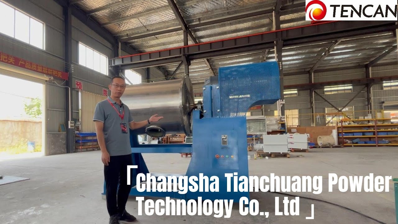 PU Liner Rolling Ball Mill Powder Grinding 38RPM With Pouring Device ...