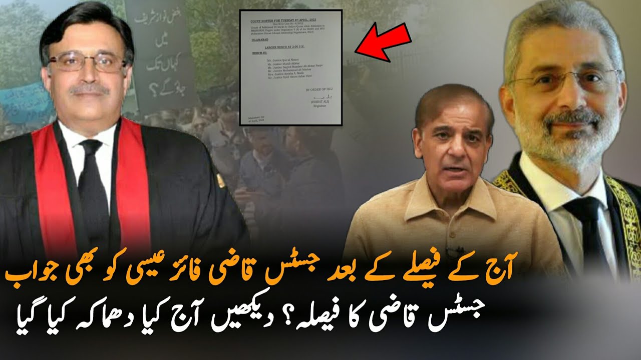 Supreme Court Remarks On Justice Qazi Faiz Esa Judgement | ECP ...