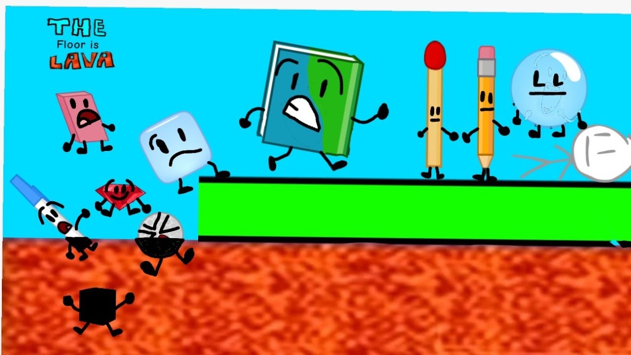 BFDI The Floor Is Lava Part 1 - YouTube
