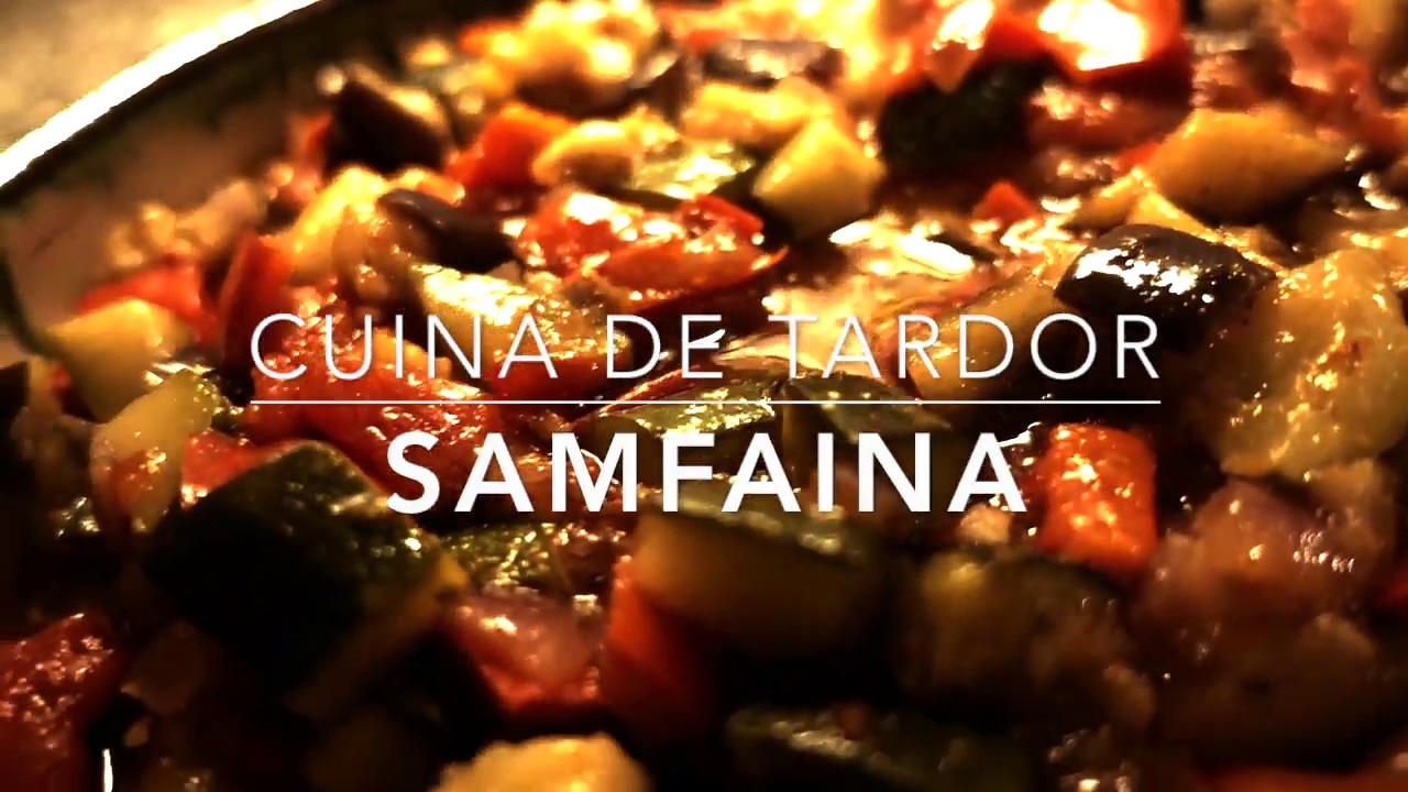 Recepta: Samfaina tradicional amb El Cuiner Mut - YouTube