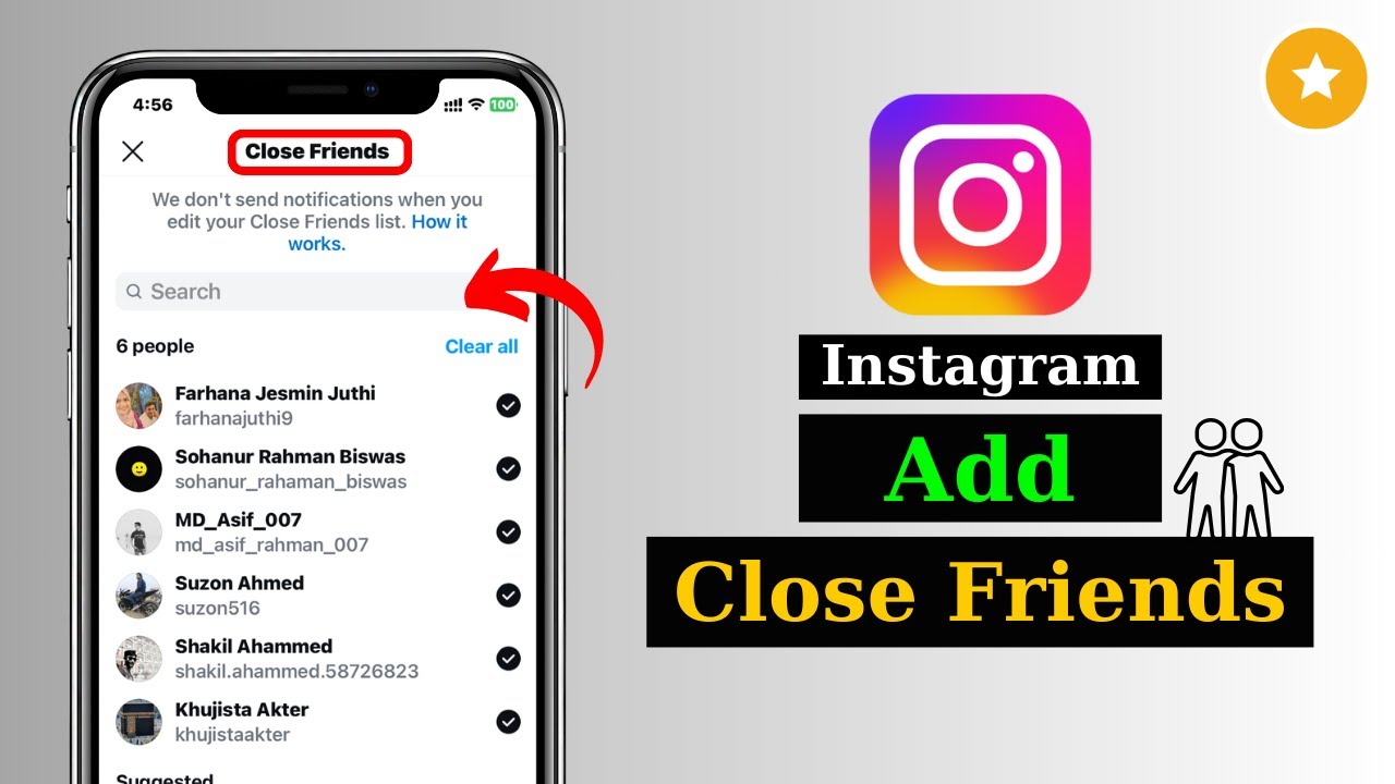 How To Add Someone To Your Instagram Close Friends List | Close Friends ...