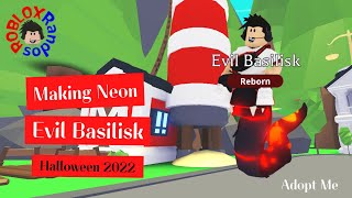 Making NEON EVIL BASILISK in Adopt me Roblox! | Doovi